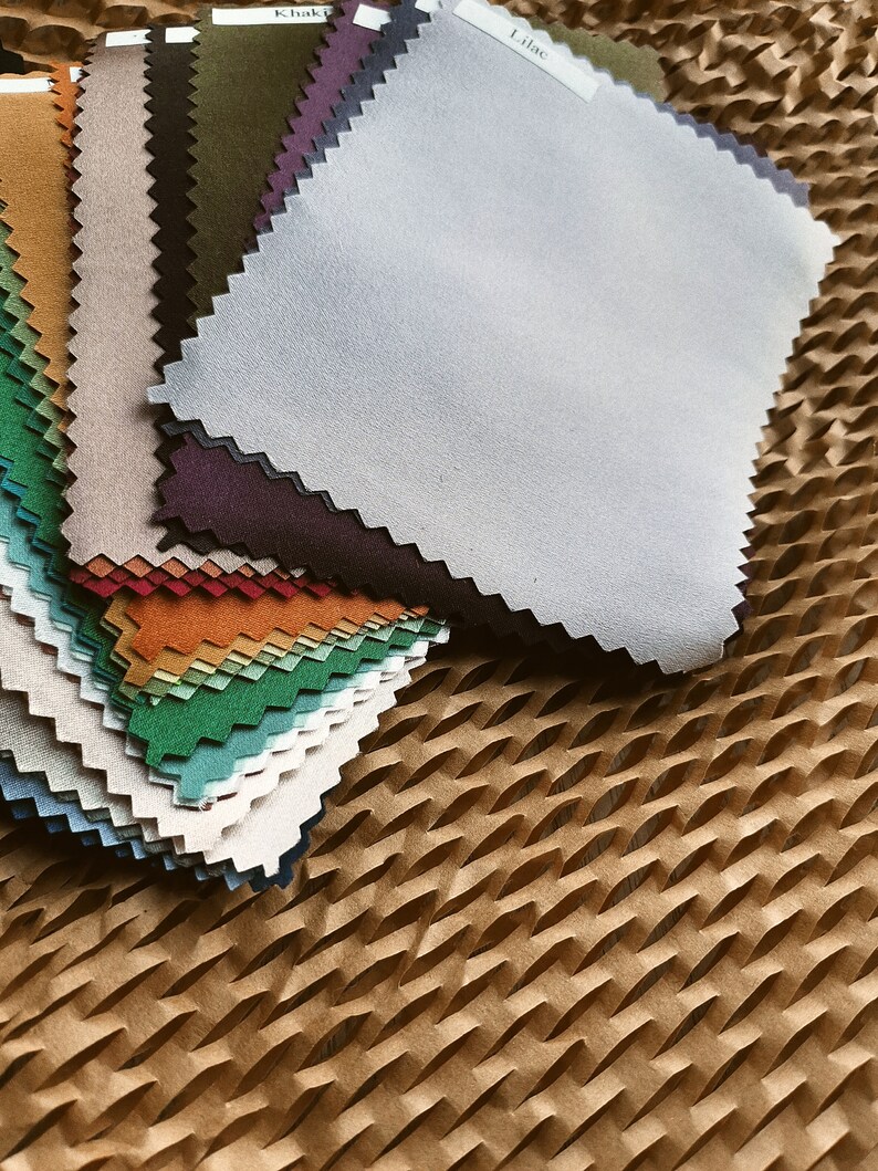 Natural Silk Samples/100% Real Silk Color / Pure Silk Satin - Etsy