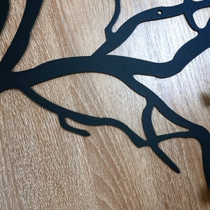 Tree Branch Metal Wall Rack Sleek Home Decor, Minimalist Decor ...