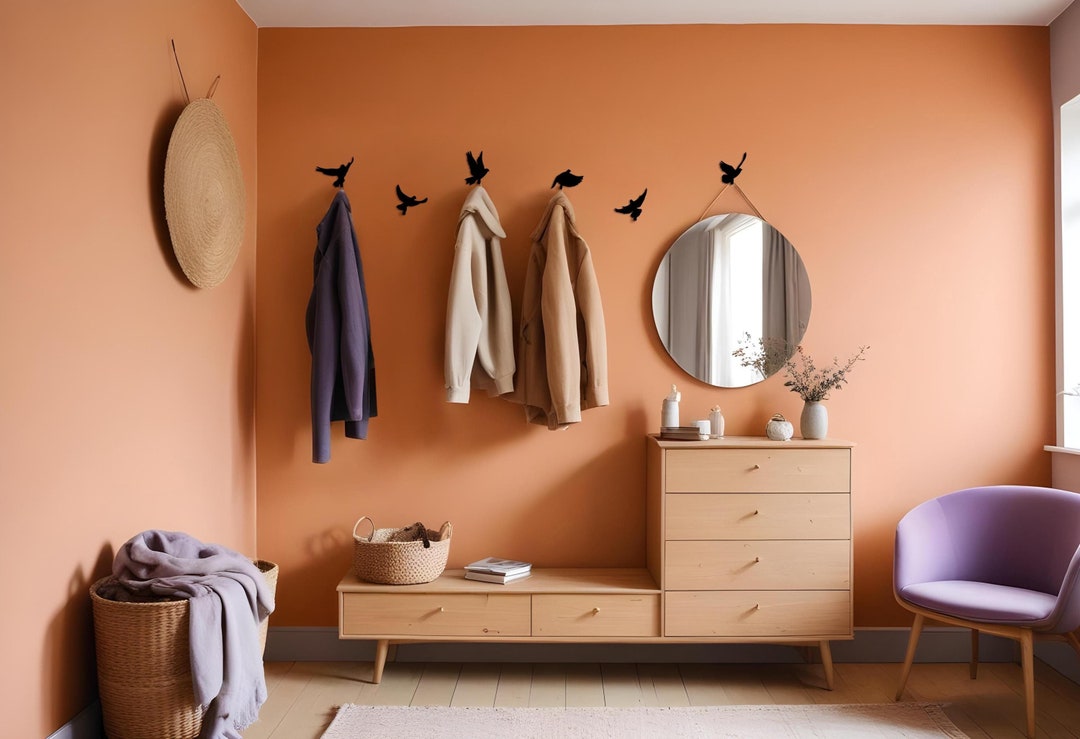 Bird Lover's Bundle: Wall Hooks & Decor Set, Wall Decorative Hooks ...