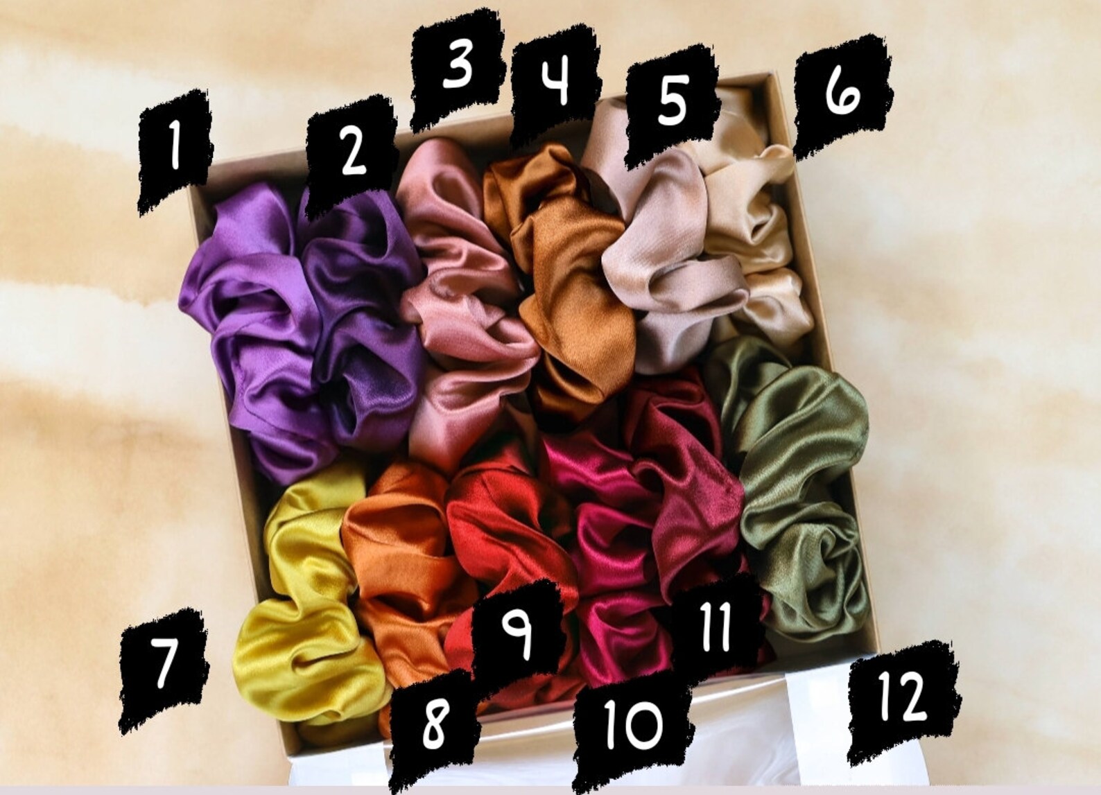 Silk Satin Scrunchy Best Scrunchie Silk Tie Beige Care Silk - Etsy