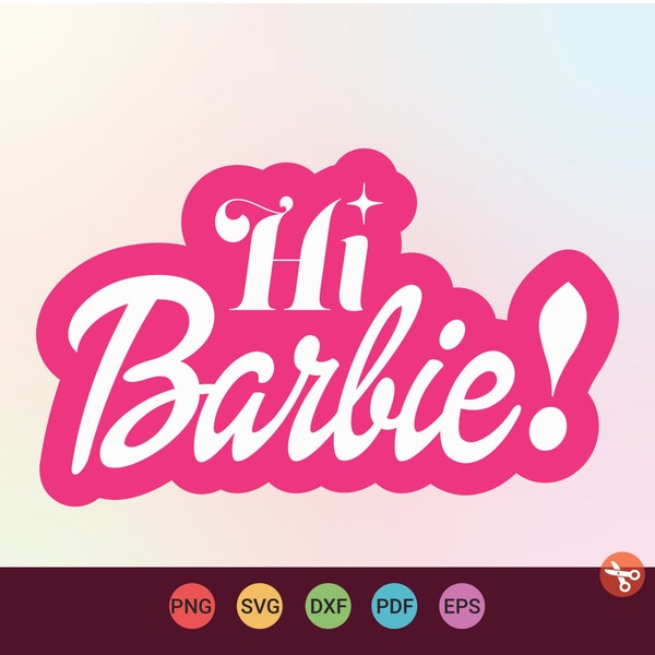 Outline of a Barbie Head - Etsy