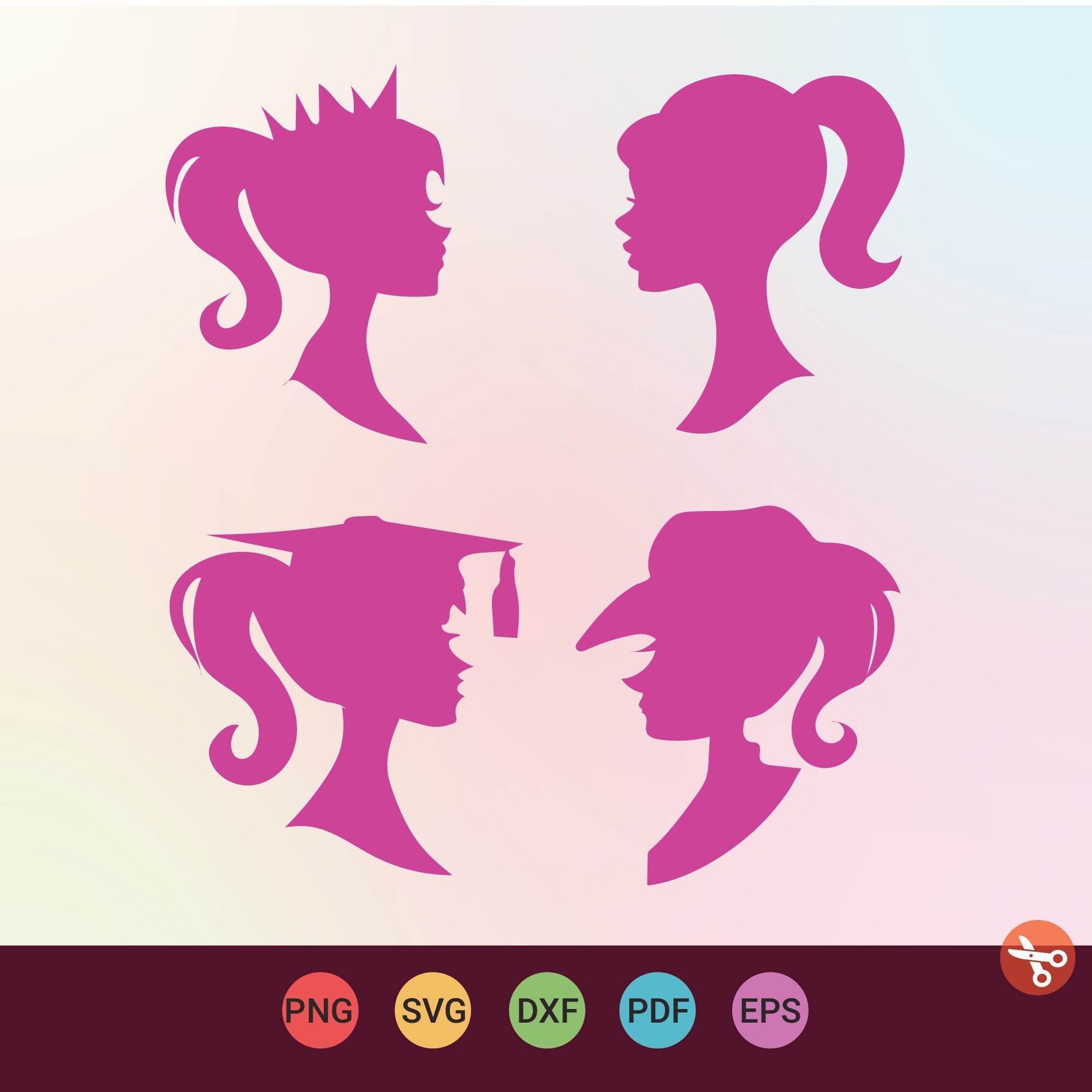 Barbie Head Logo