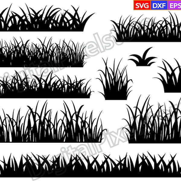 Grass Svg - Etsy