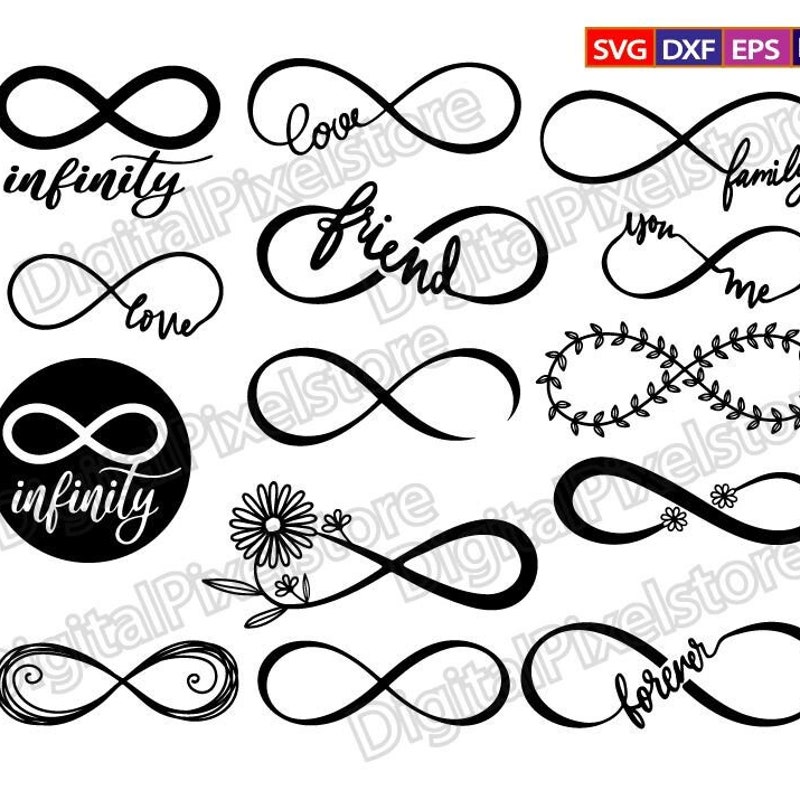 Infinity Svg - Etsy