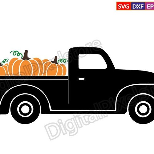 Pumpkin Patch SVG Pumpkin Truck Svg Clipart for Cricut Fall - Etsy