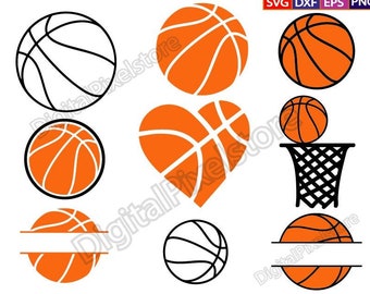 Split Basketball Svg | Etsy