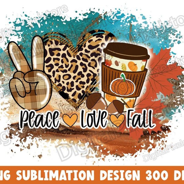 Peace Love Fall - Etsy