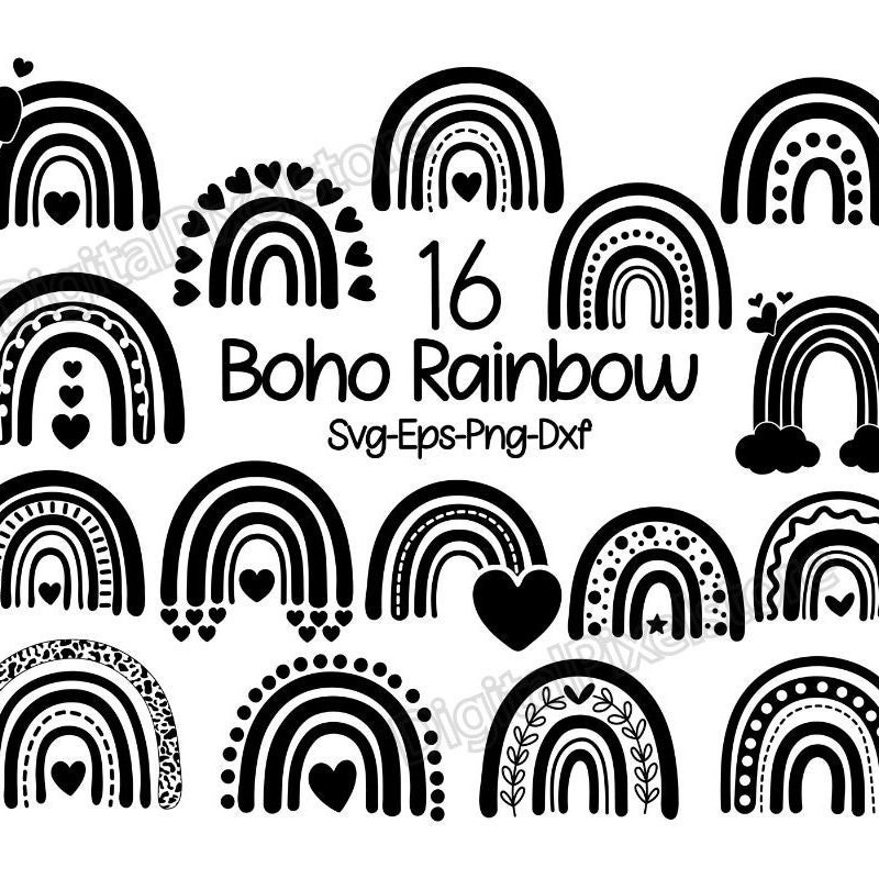 Para With Rainbow Svg - Etsy