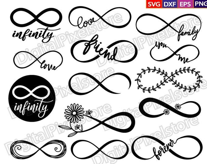 28 Infinity SVG / Infinity Symbol Svg / Family Infinity/ Love Infinity ...