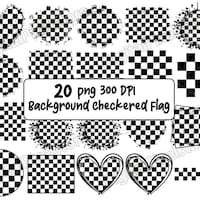 Checkerboard Pattern SVG, PNG, Transparent Background, Instant Digital ...