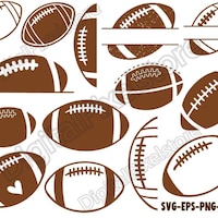 Football Player SVG File, Game Day Svg, Football Svg, Colored Layers ...