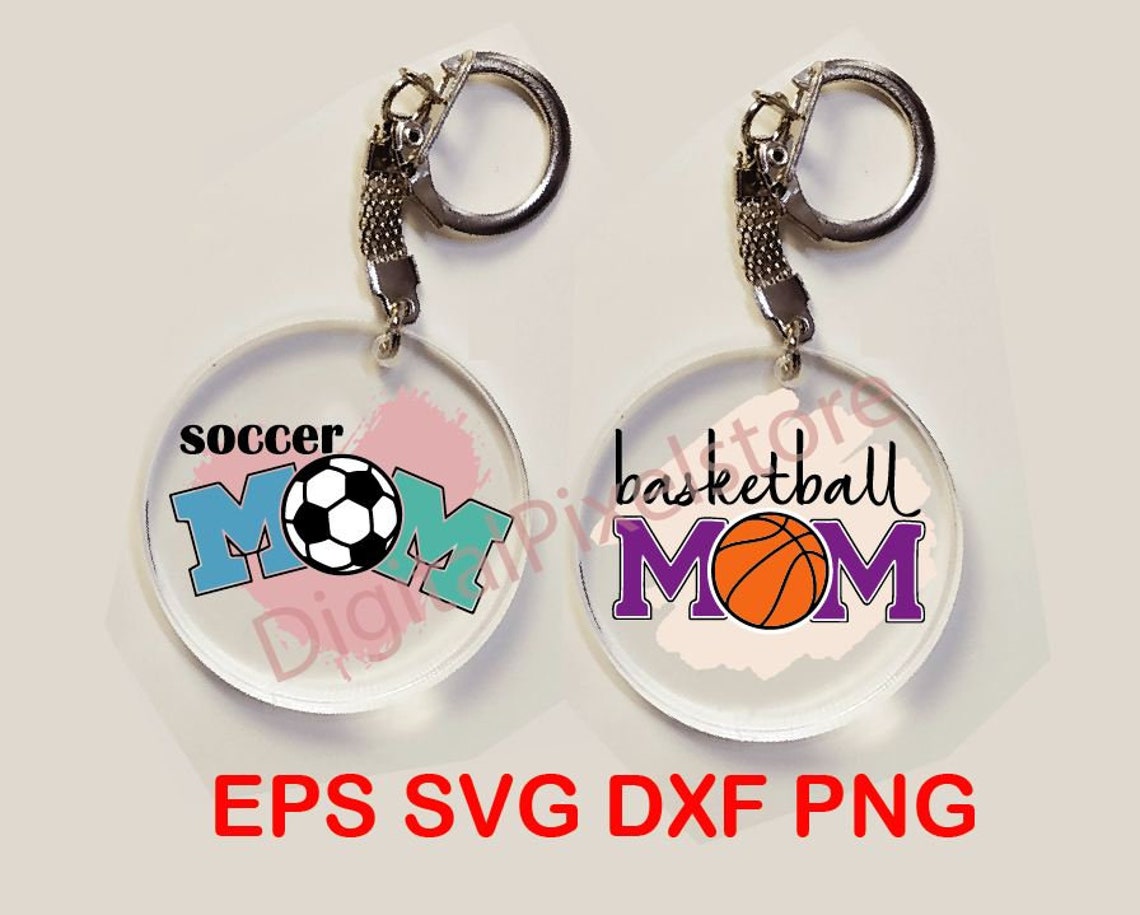 Mom Keychain Svg Bundlemom Life Keychainmom Keychain - Etsy