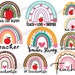 Teacher Rainbow SVG Bundle, Pencil Rainbow PNG (digital Download) - Etsy