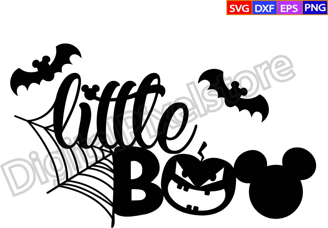 Little Boo Svgkids Halloween Shirt Svgboo Svghalloween Svg | Etsy