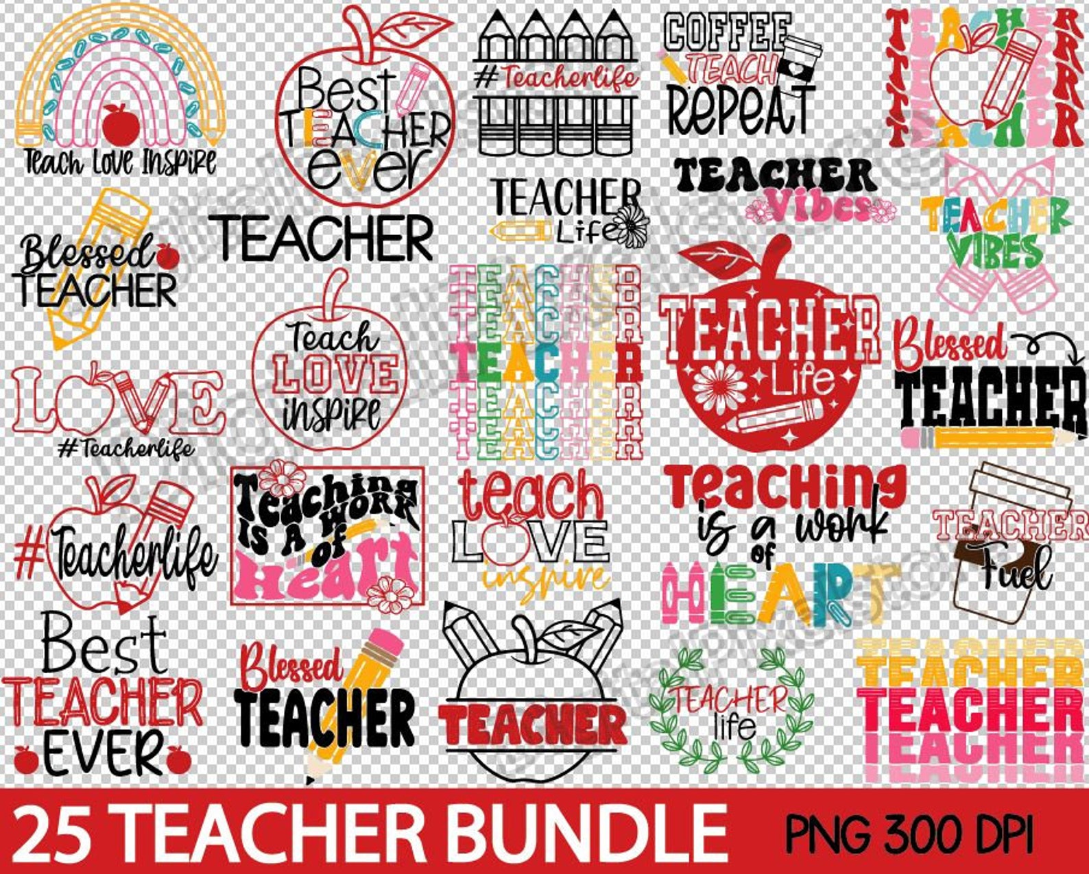 Teacher Svg Bundle,teacher Quote Svg,teacher Svg,teacher Life Svg ...