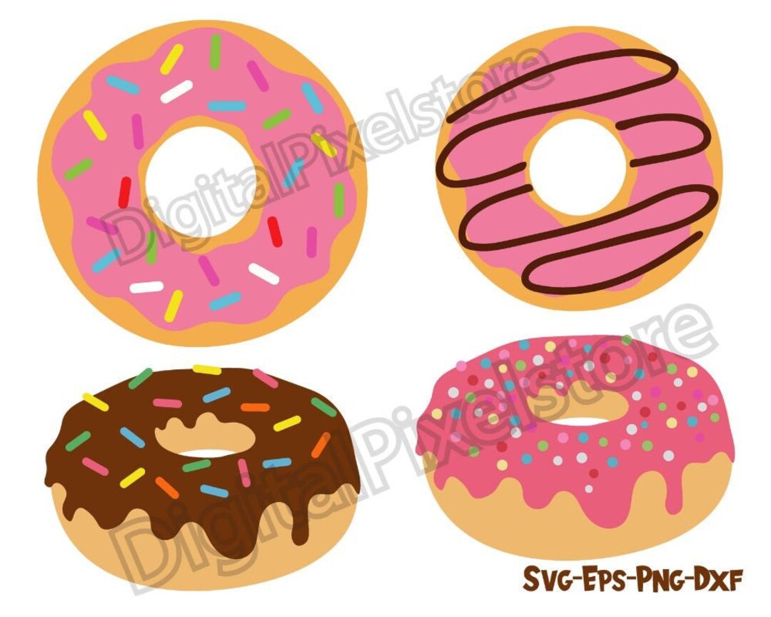 Donut Svg,donut Layered,dount Cut File,donut Png,donut Birthday ...