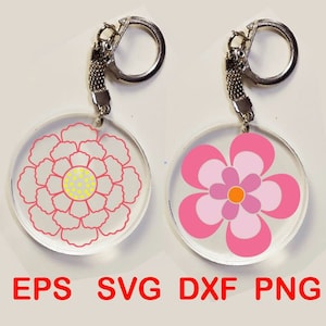 Keychain Svg Bundle,keychain Svg,keychain Pattern Svg,key Ring Pattern ...
