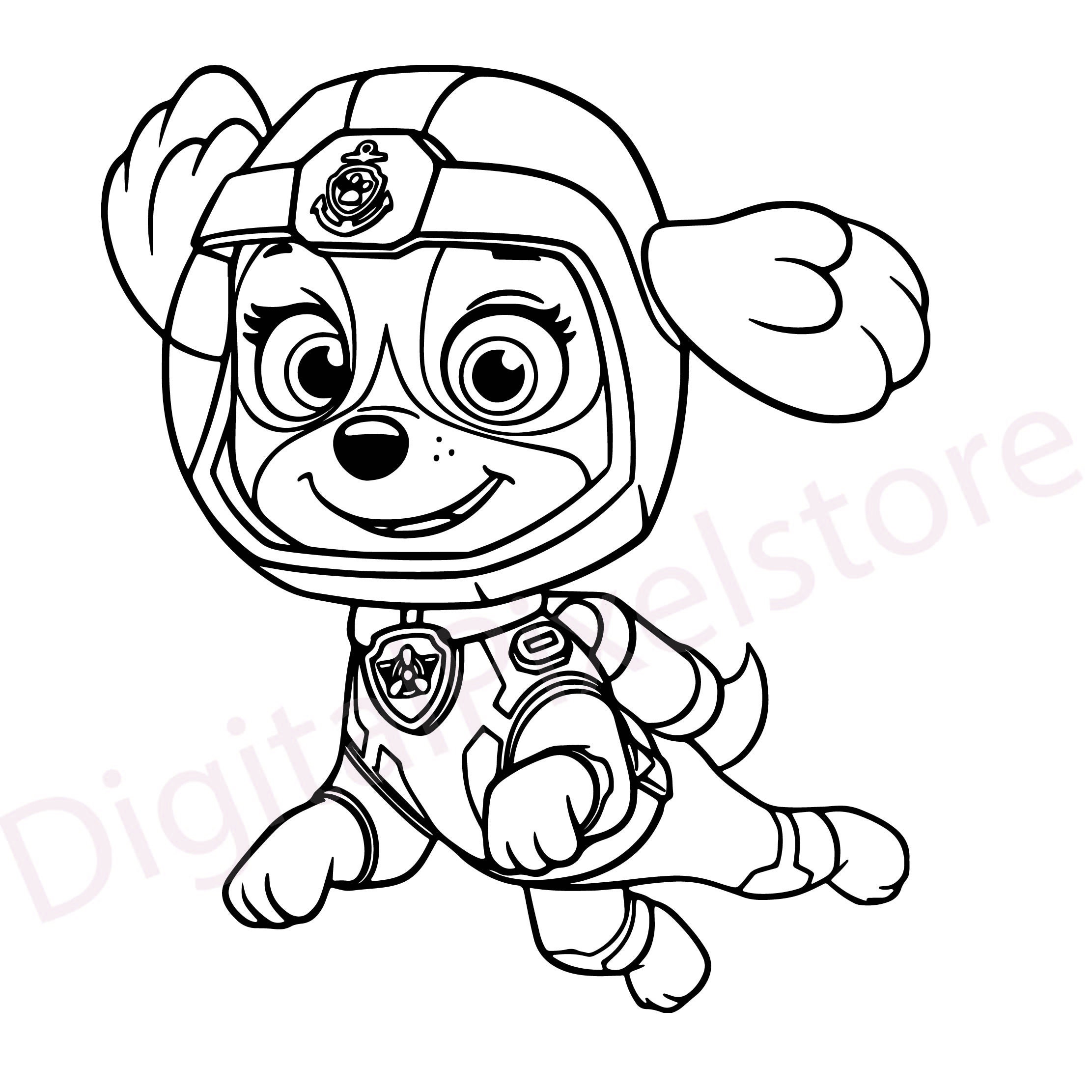 Paw Patrol svgPaw Patrol bundle svgpaw patrol outline | Etsy