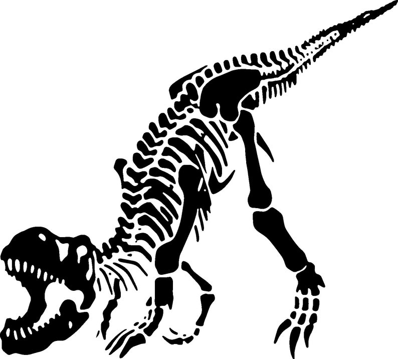 Dinosaur skeleton Svg T-rex Svg Dinosaur Svg Trex Svg | Etsy Dinosaur skeleton Svg T-rex Svg Dinosaur Svg Trex Svg | Etsy