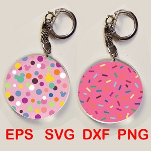Keychain Svg Bundle,keychain Svg,keychain Pattern Svg,key Ring Pattern ...