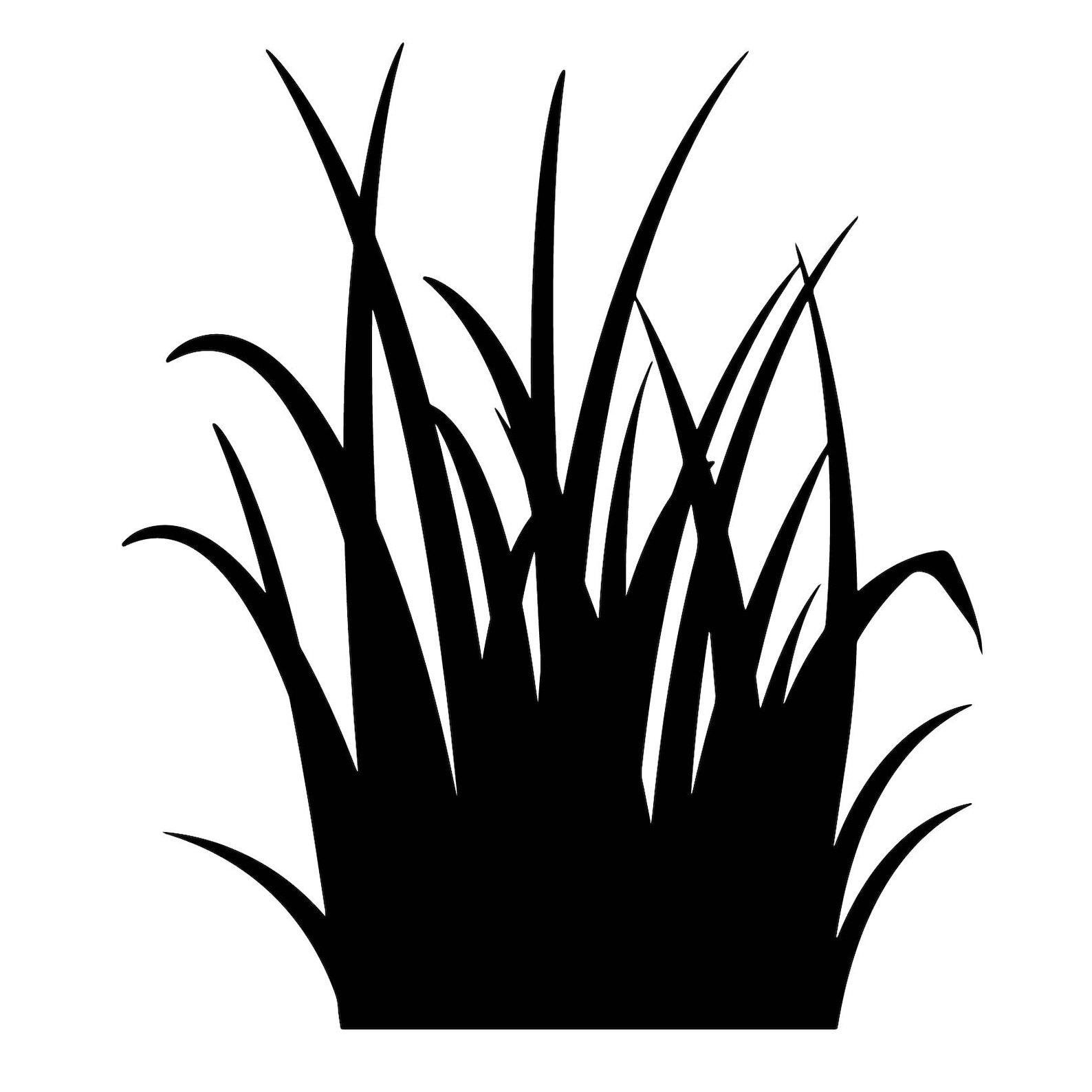 Grass SVG Bundle: Vector Cut Files for Cricut, Silhouette (digital ...