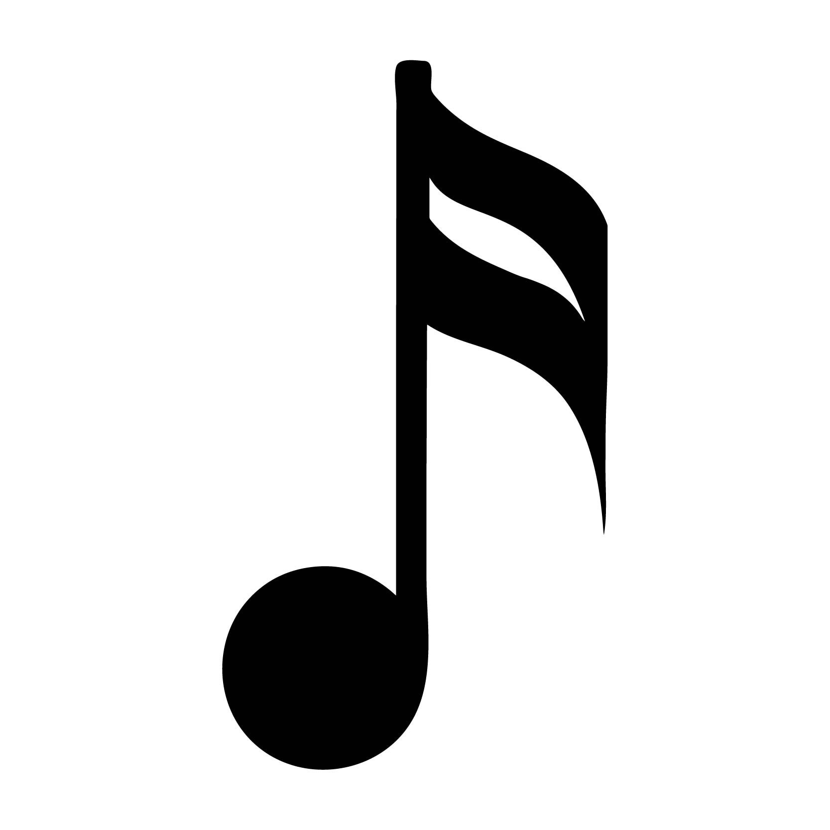 Notas musicales Svg Notas musicales SVG Silueta de notas - Etsy México