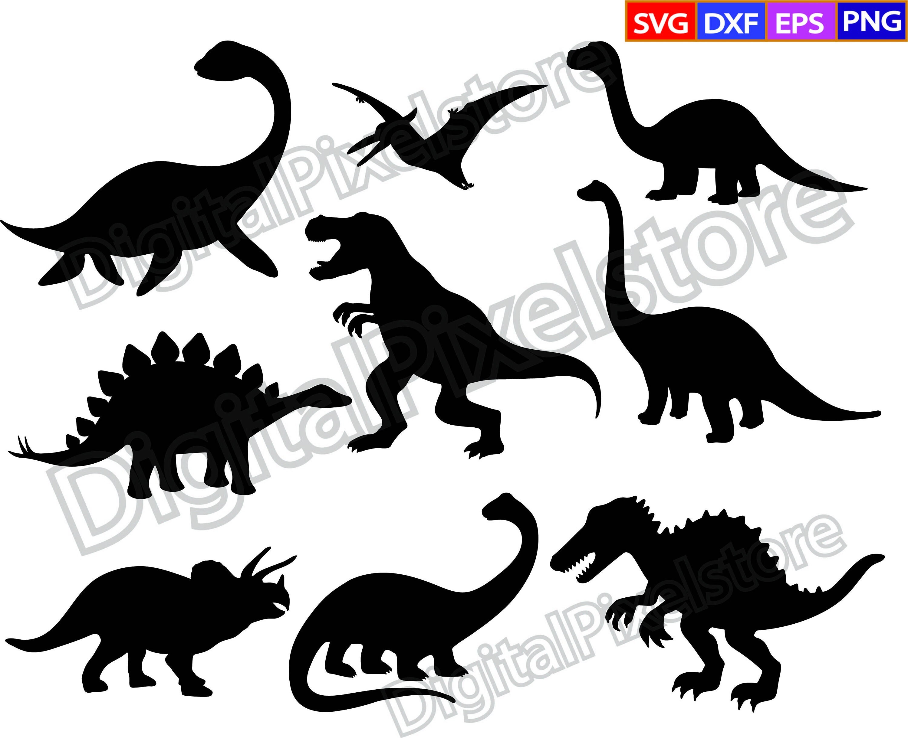 Dinosaur Svg Bundledinosaur Svgdinosaur Clipartdinosaur - Etsy