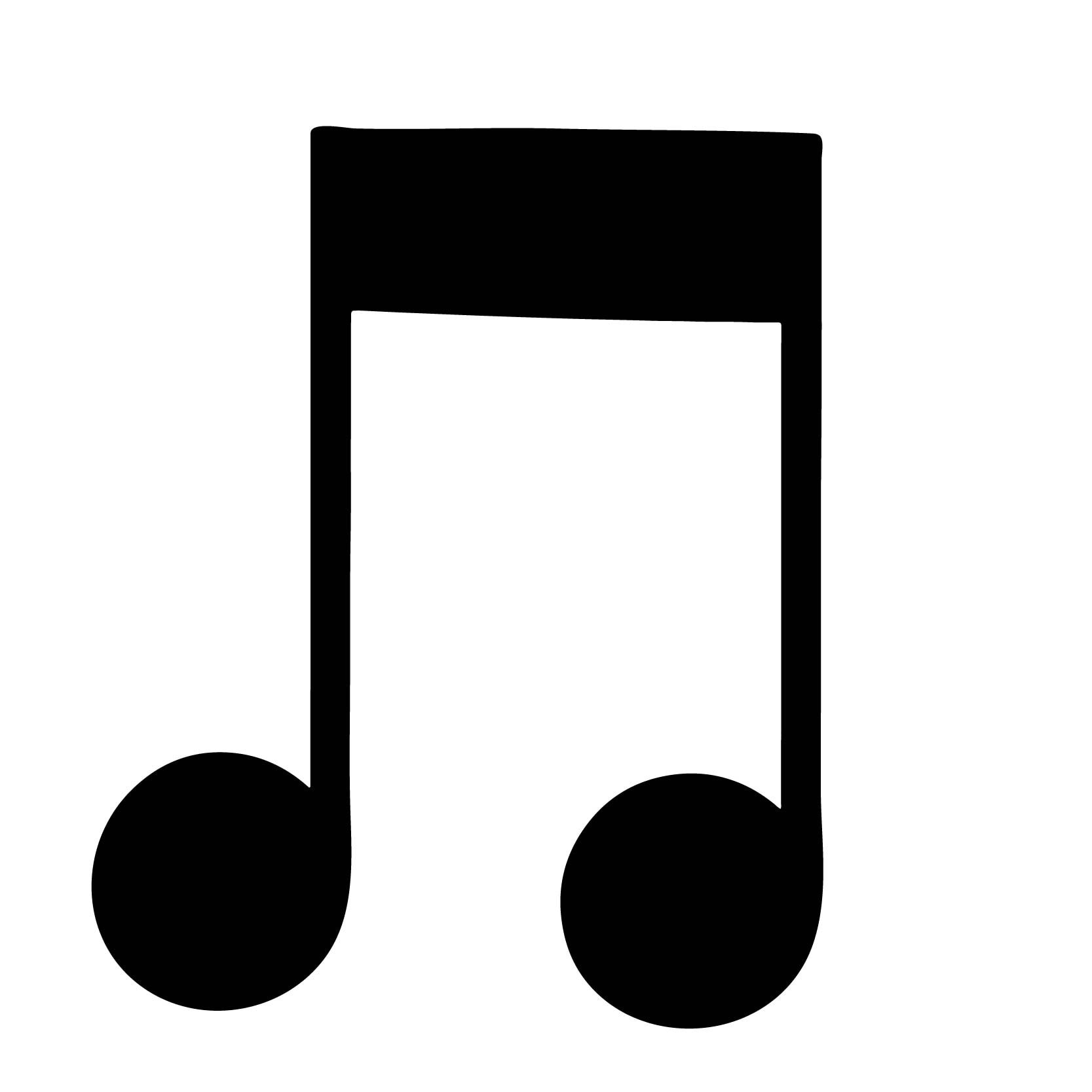 Notas musicales Svg Notas musicales SVG Silueta de notas - Etsy México