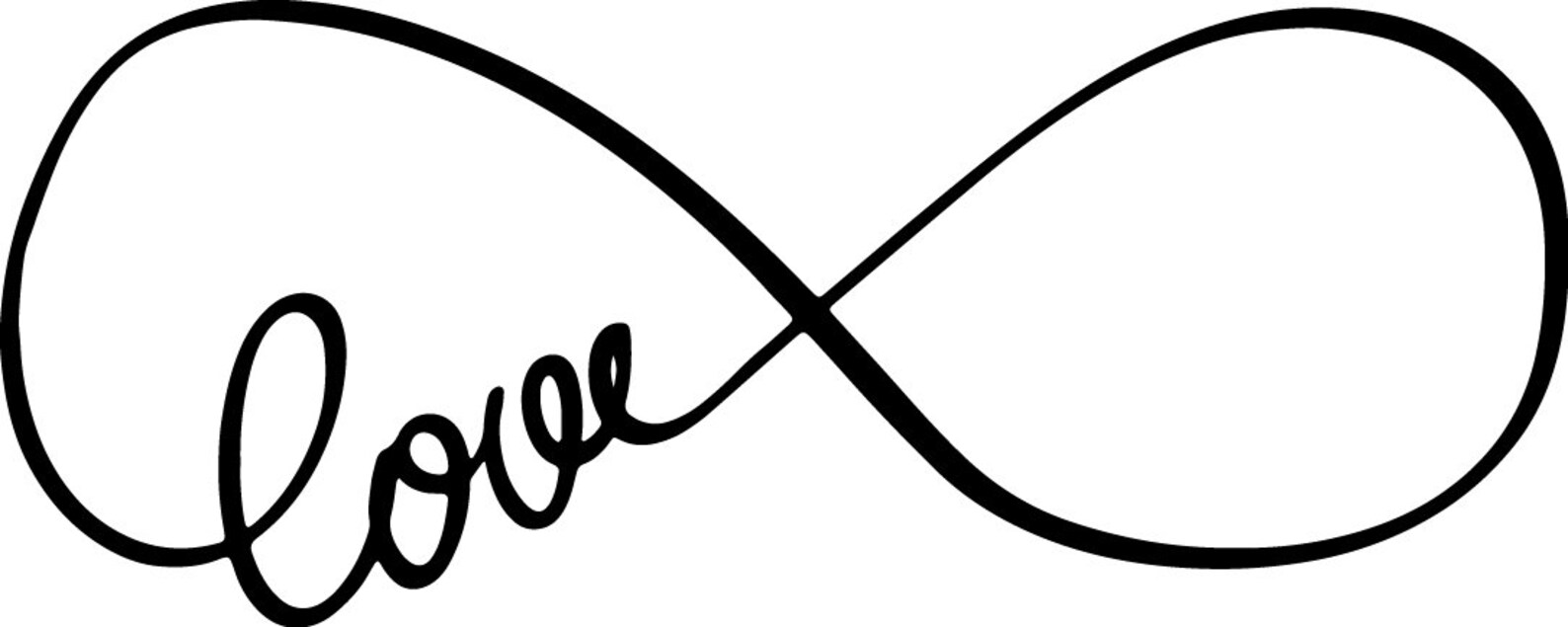Infinity Symbol SVGinfinity svg bundleinfinity Silhouette | Etsy