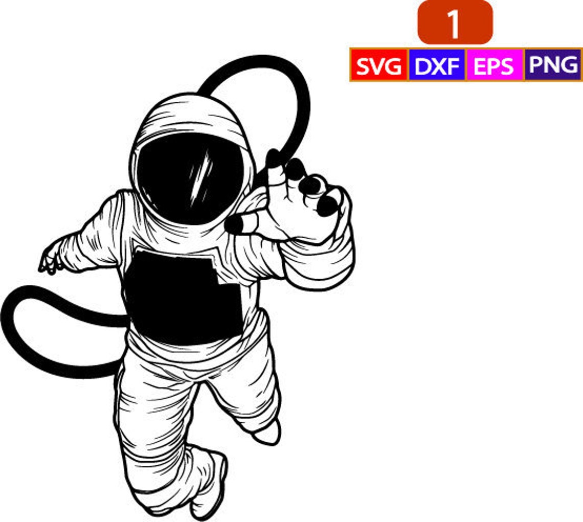 Astronaut Svg Space Svg Astronaut Cut File Cricut Svg Svg Etsy