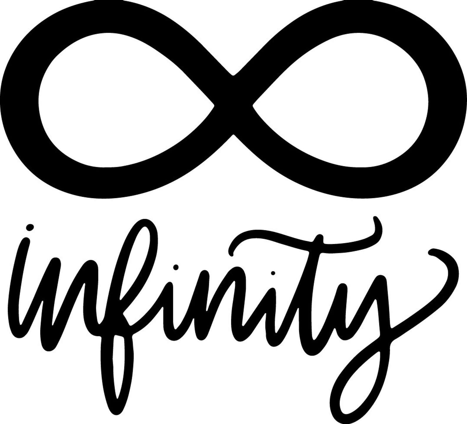 Infinity Symbol SVGinfinity svg bundleinfinity Silhouette | Etsy