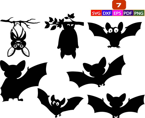 Cute Bat SVG Cut Filesbat Svg Bundlebat Svgcute Bat - Etsy