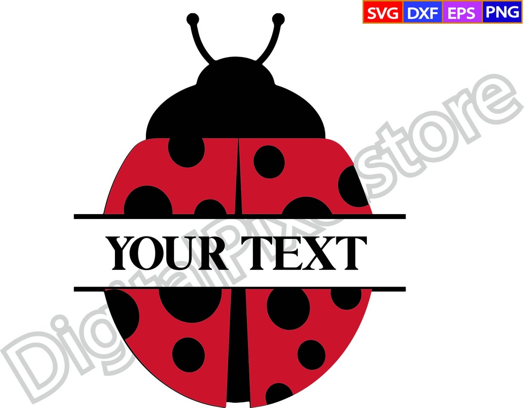 Ladybug Name Frame Svg,ladybug Svg,ladybug Files for Cricut,ladybug ...