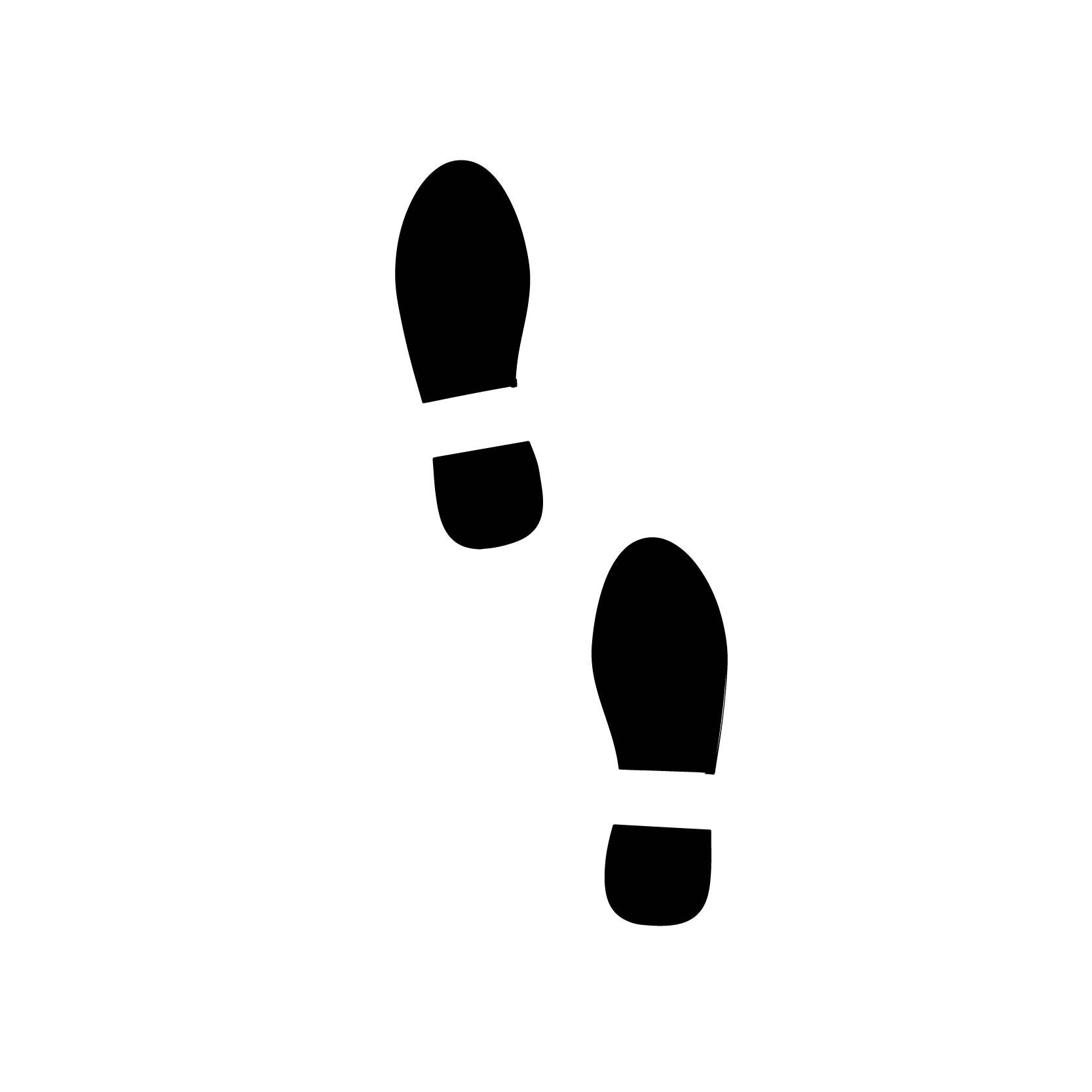 Shoes Prints Svgfootsteps SVG Filefootprint - Etsy