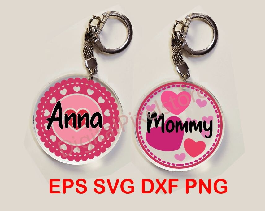 Love Keychain Svgvalentines Day Keychainkeychain - Etsy