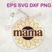 Mom Keychain Svg Bundle,mom Life Keychain,mom Keychain Design,round ...