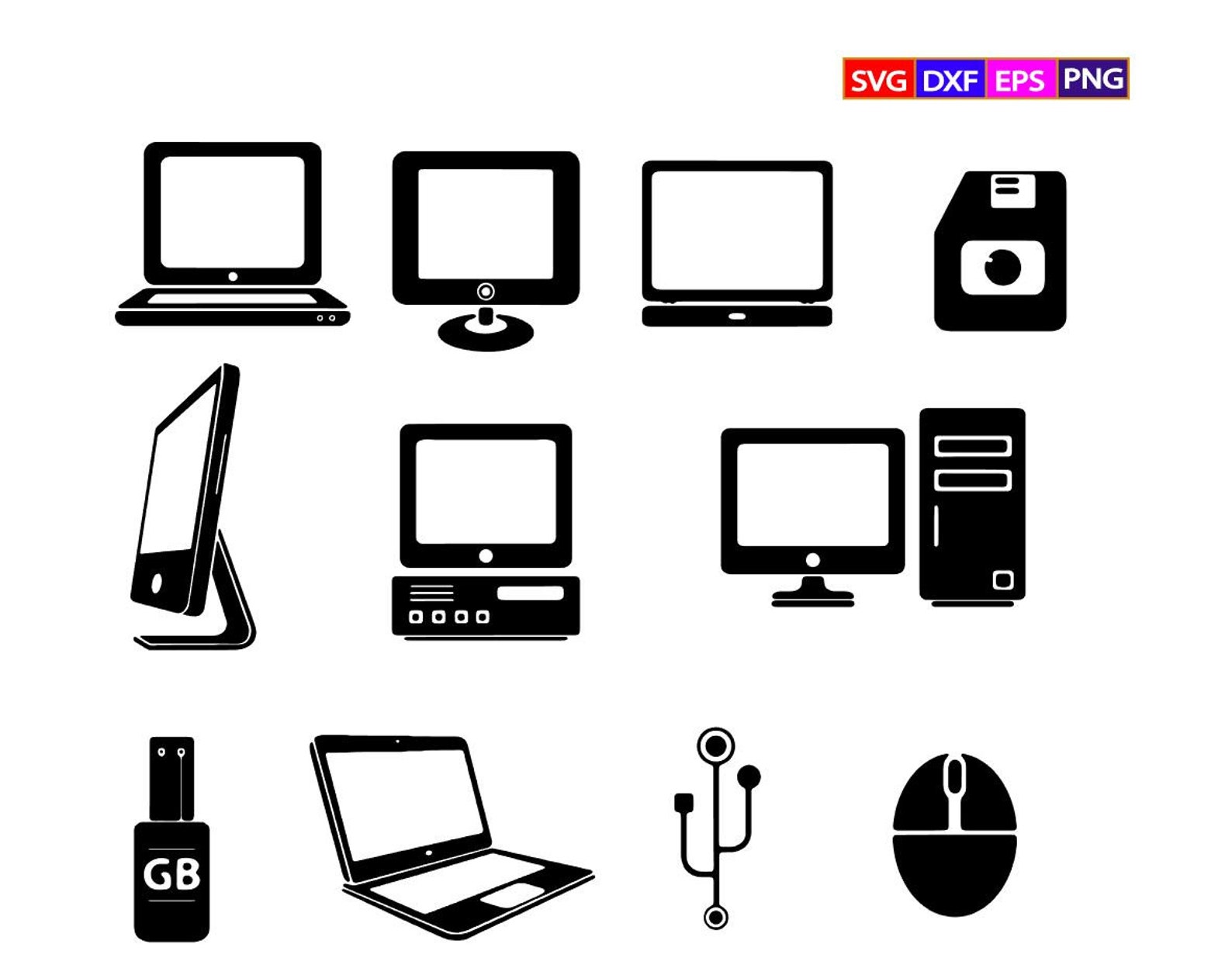 Computer Svg,computer SVG Bundle,laptop Svg,computer Clipart,computer ...