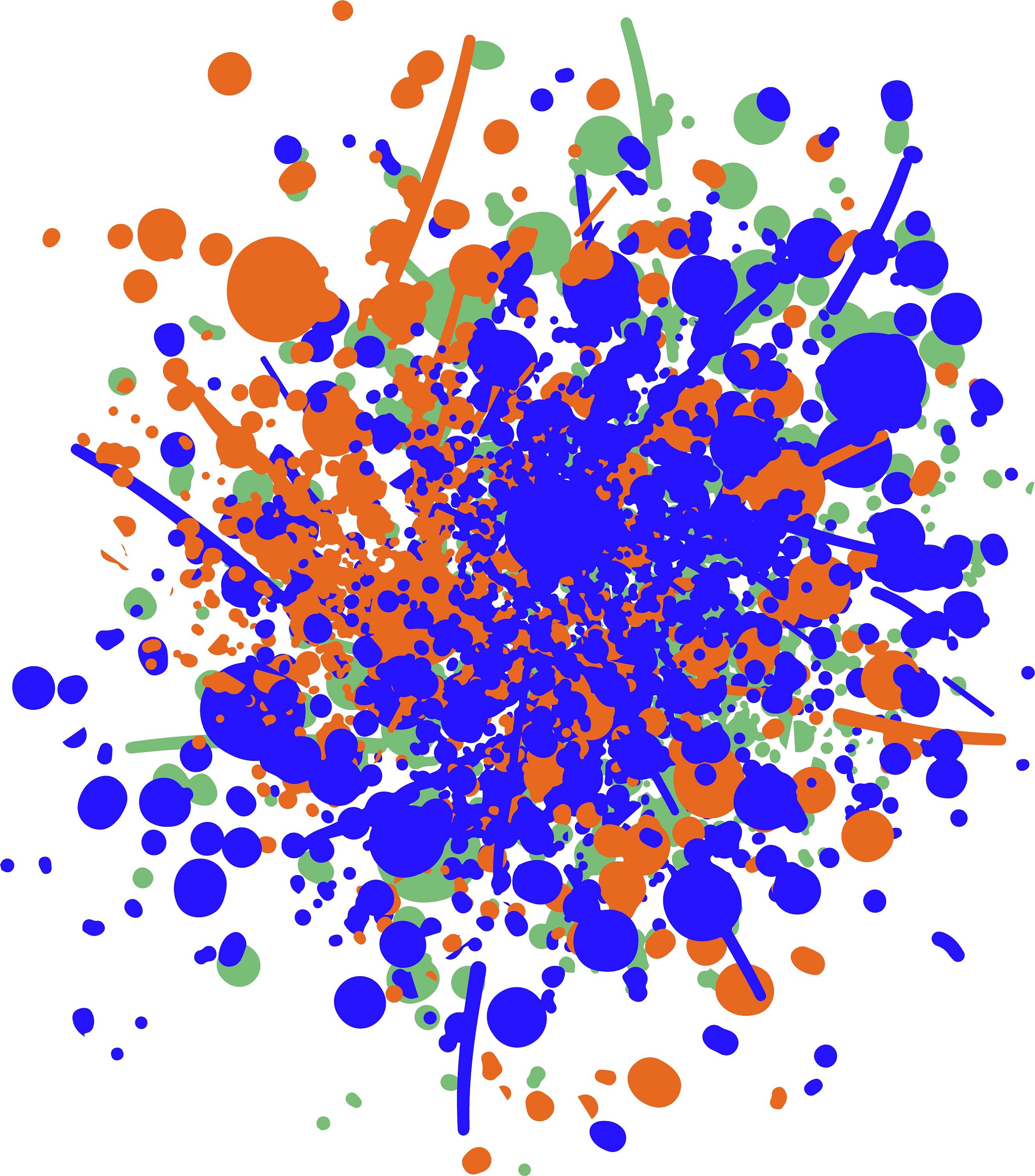 Paint Splatter Svgsplash Svgcolour Splashes Pngpaint - Etsy UK