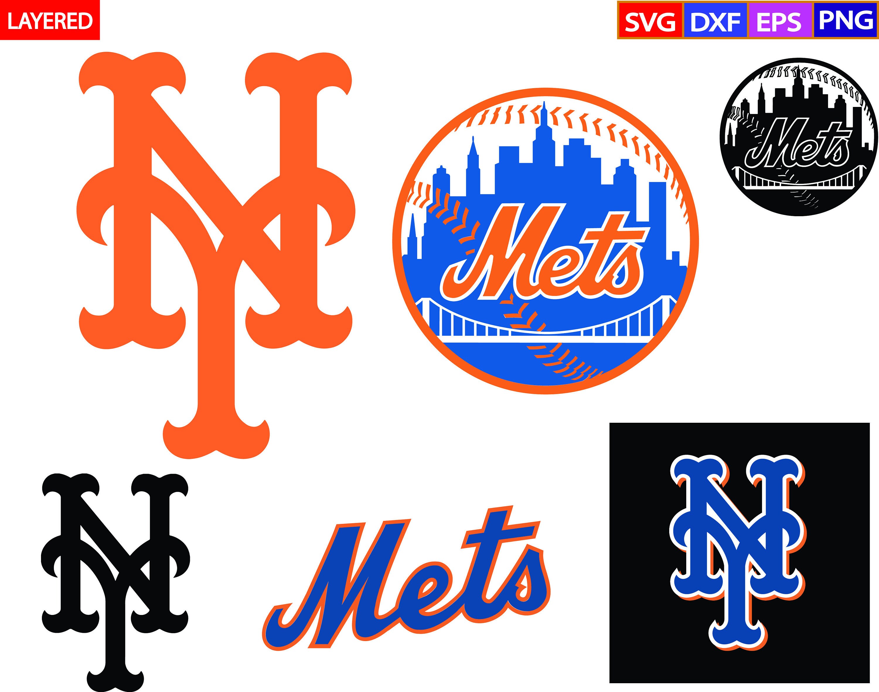 New York Mets Logo SVGnew york mets svgmets bundle svgNew | Etsy