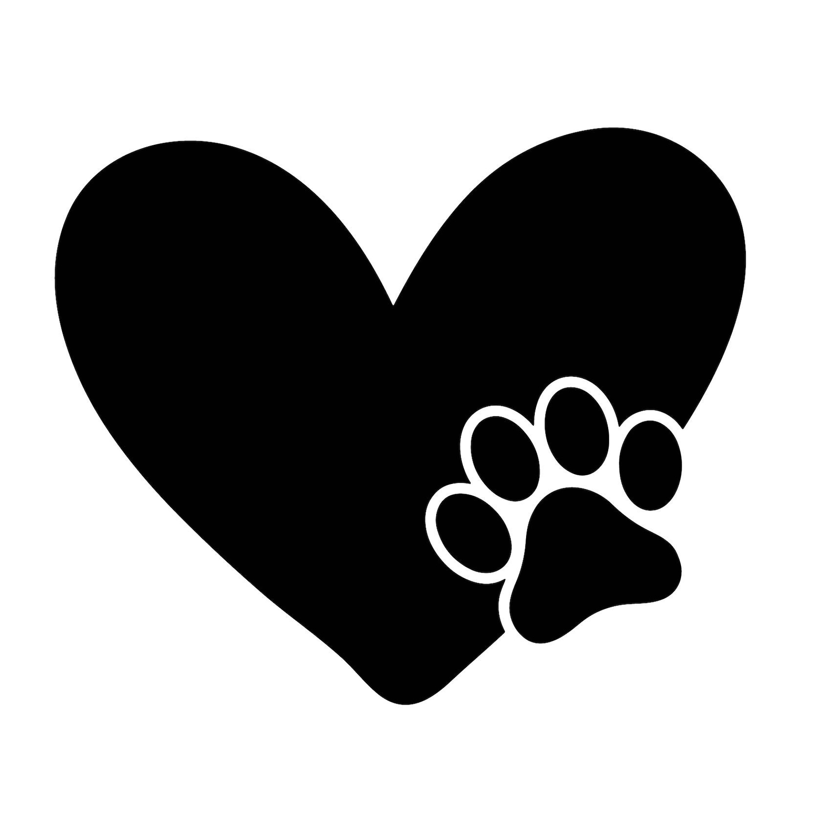 Pfotendruck SVG Datei Pfote Print SVG BundleHerz Liebe Pfote - Etsy Schweiz
