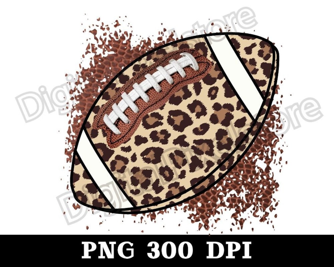 Football Leopard Png,leopard Football Sublimation Design,football ...