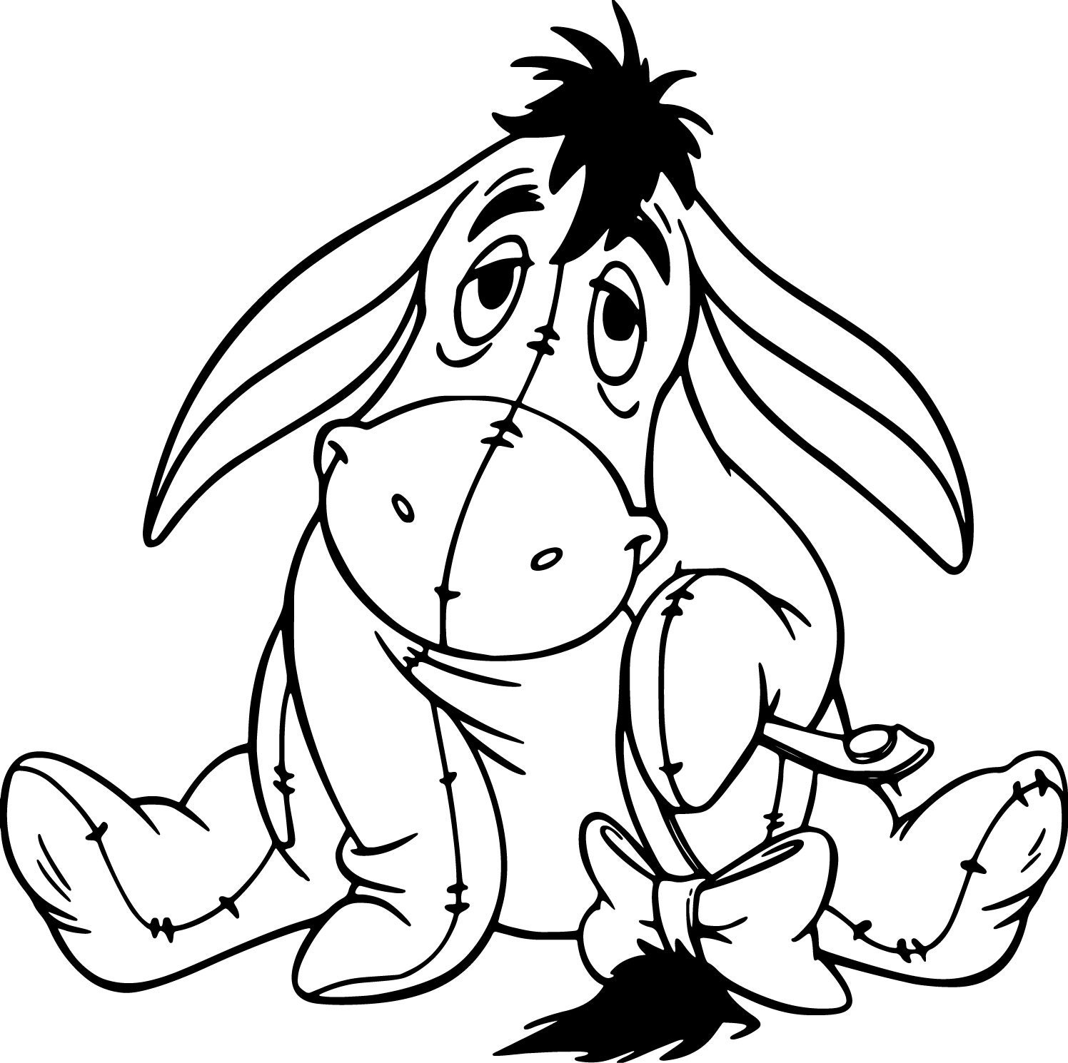 Eeyore Donkey Winnie the Pooh svgdonkey eeyore svgeeyore svg | Etsy