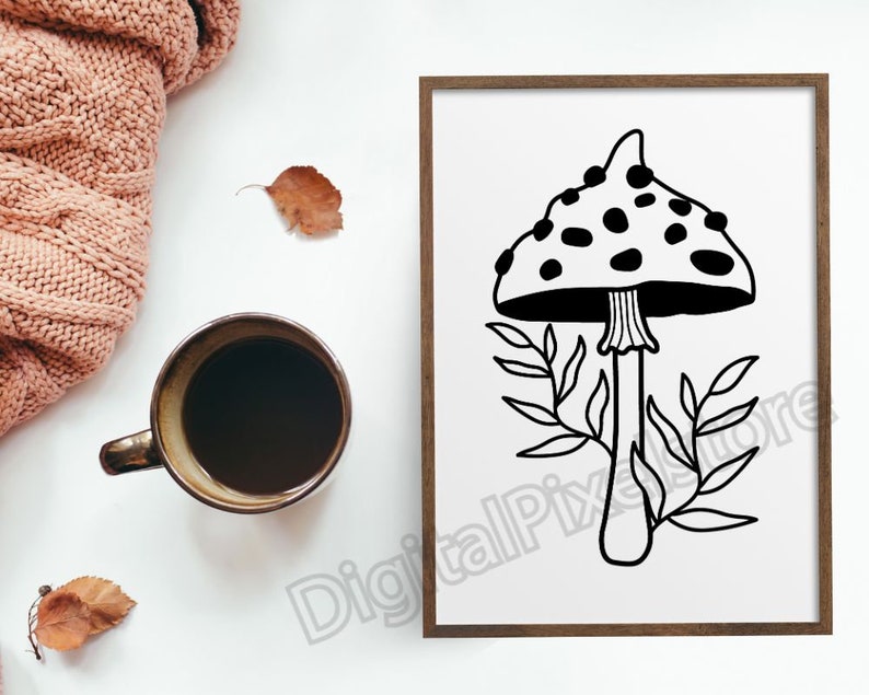 Mushroom SVG Bundle: 42 Designs, Clipart, Stencil (digital Download) - Etsy