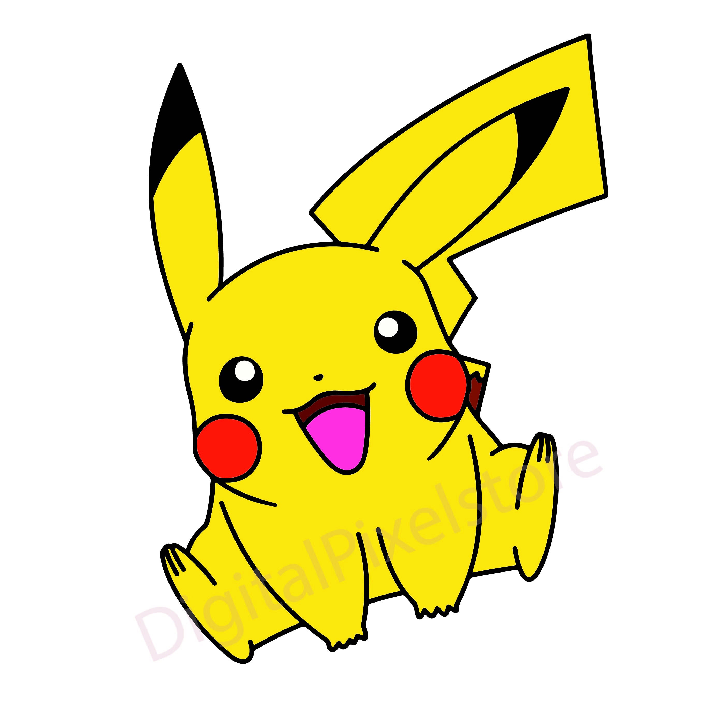 Pikachu svg bundlePikachu svgPikachu svg filesPokemon | Etsy