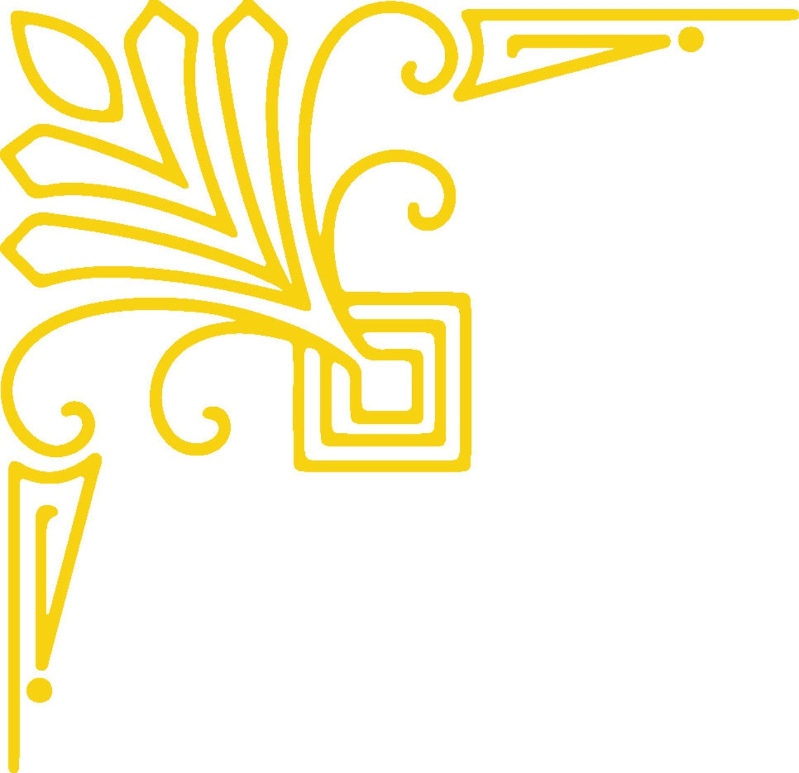 Frame Ornament Svgframe Svg Digital Frame Svg Corner | Etsy