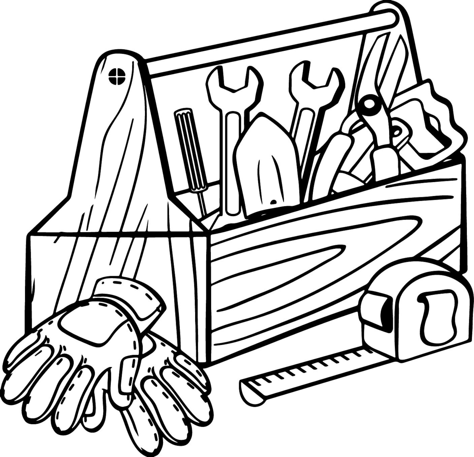 Toolbox Vector Art, Handyman Tools SVG, DXF, PNG - Etsy