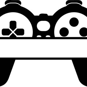Gaming Controller Name Frame Svggame Controller Svggamer - Etsy