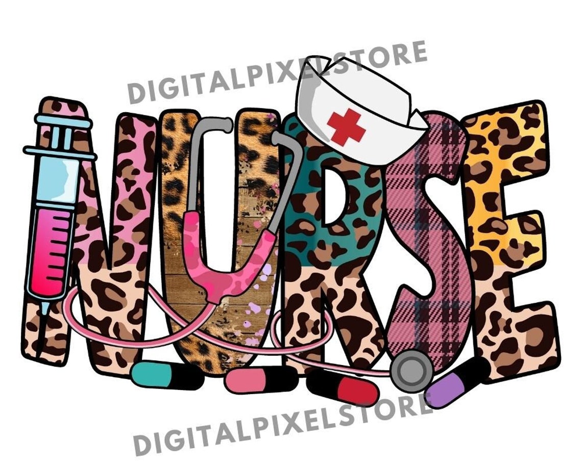 Nurse Sublimation Design Png Filenurse Pngnurse Life - Etsy