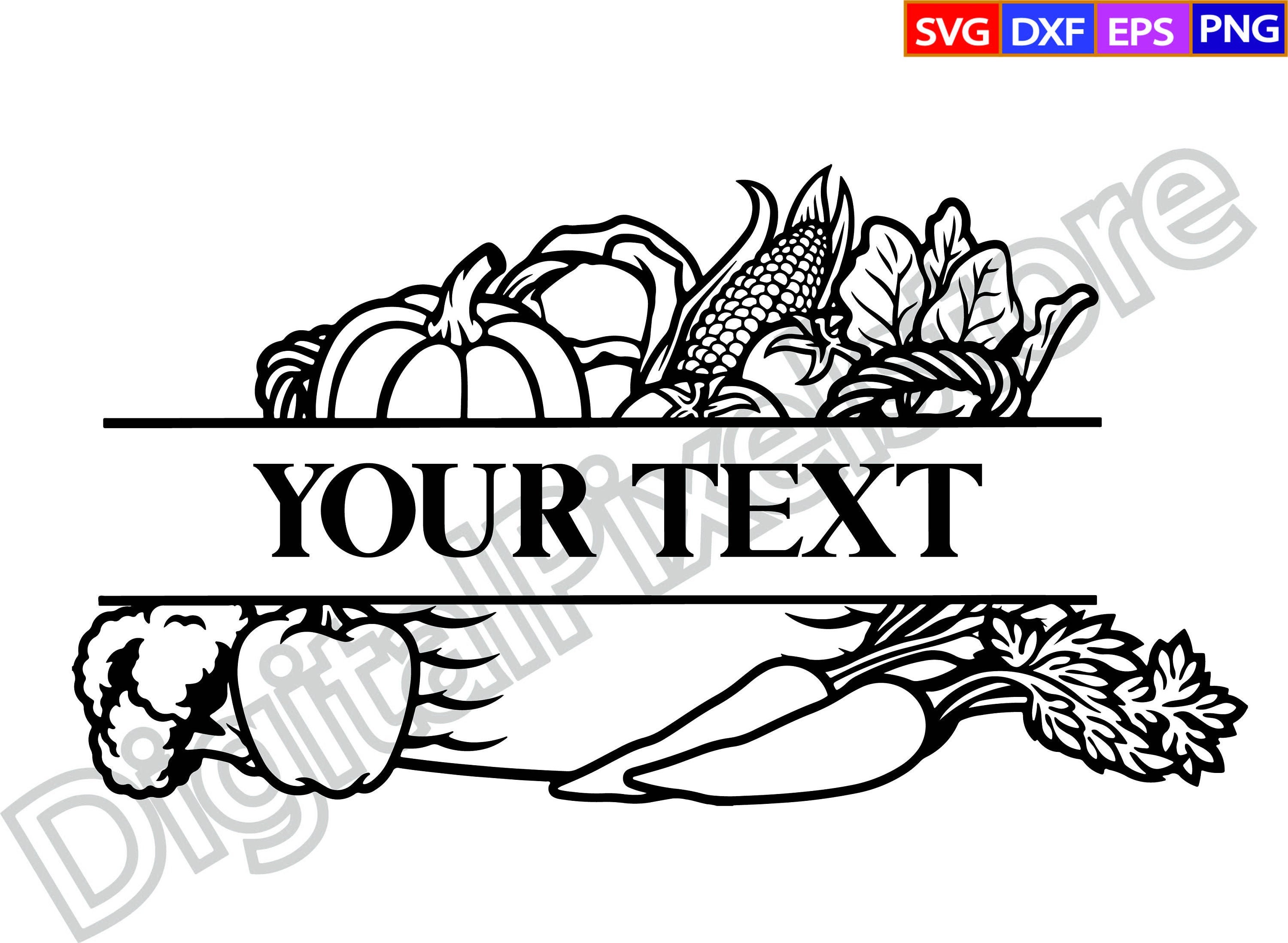Vegetable Name Frame Svgname Frame Svgvegetable - Etsy UK