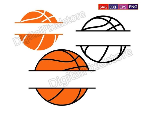 Basketball Split Svgbasketball Svgbasketball Name - Etsy